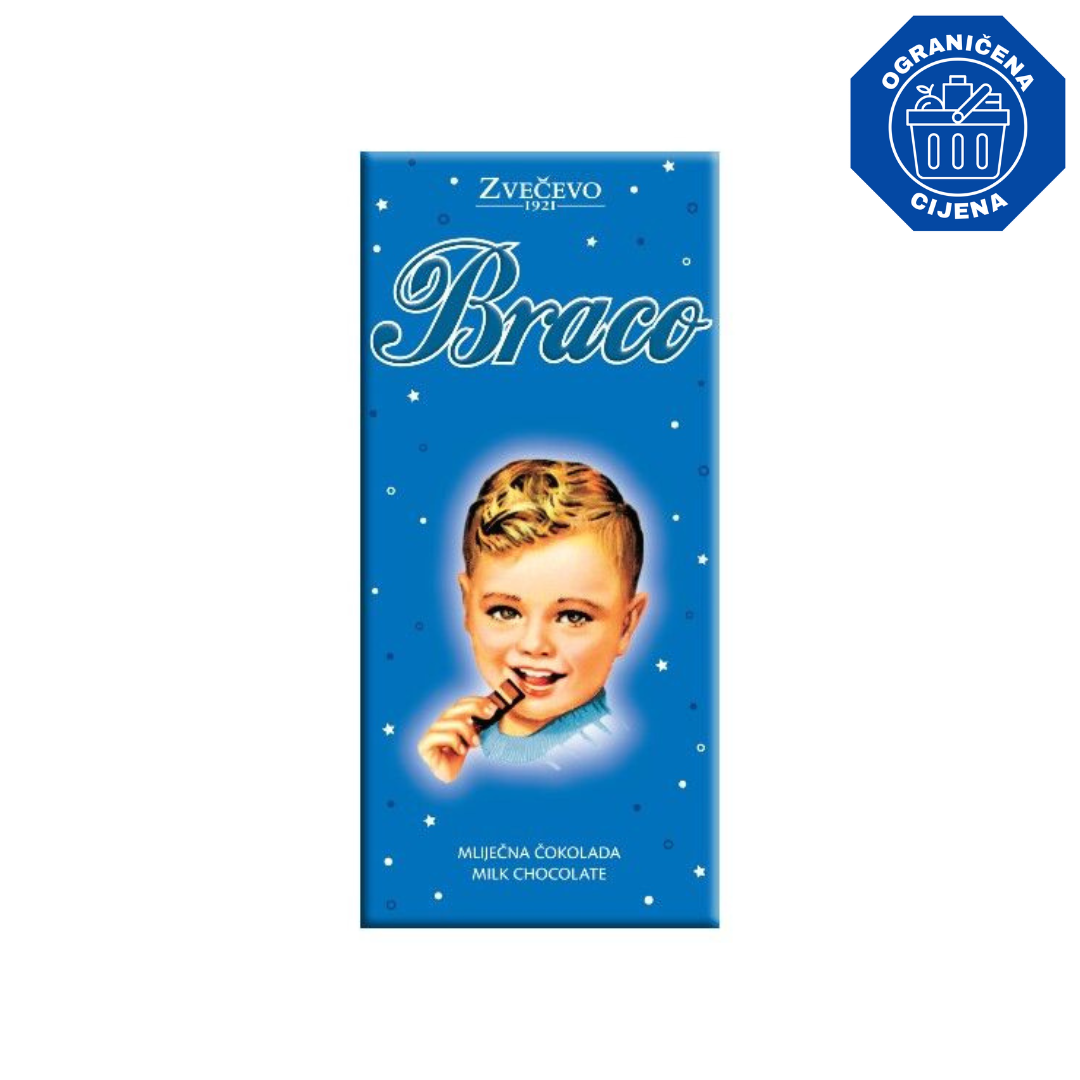 Čokolada Braco Zvečevo - u Robin marketima!